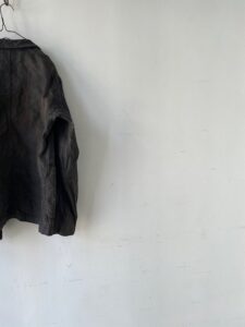 kaval / sabi＋kakishibu dyed basic tailored jacket “dark amber”(カヴァルのヨーロッパの古い鉄サビみたいな雰囲気のベーシック ...