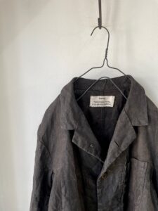 kaval / sabi＋kakishibu dyed basic tailored jacket “dark amber”(カヴァルのヨーロッパの古い鉄サビみたいな雰囲気のベーシック ...